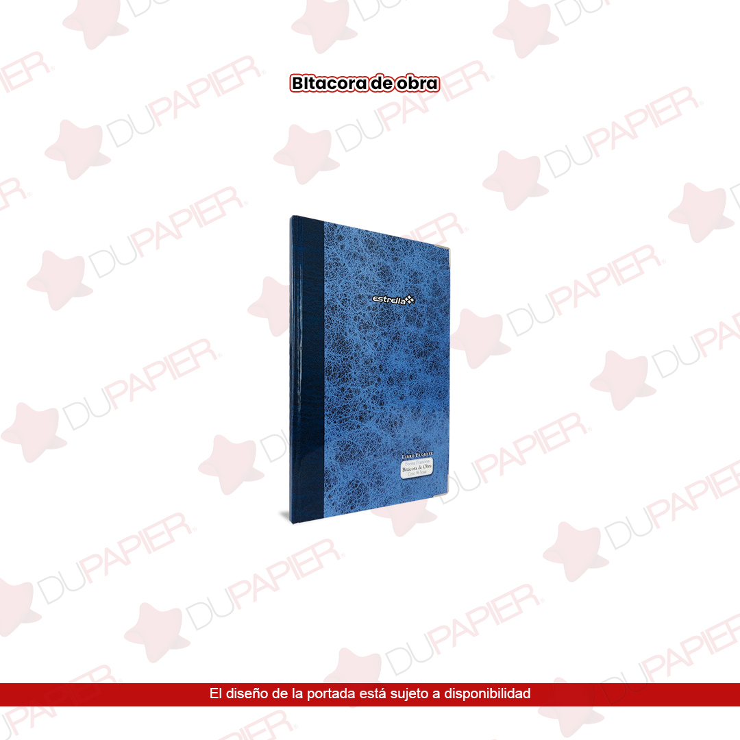 libreta bitacora de obra 0469 con 96 hojas en Dupapier