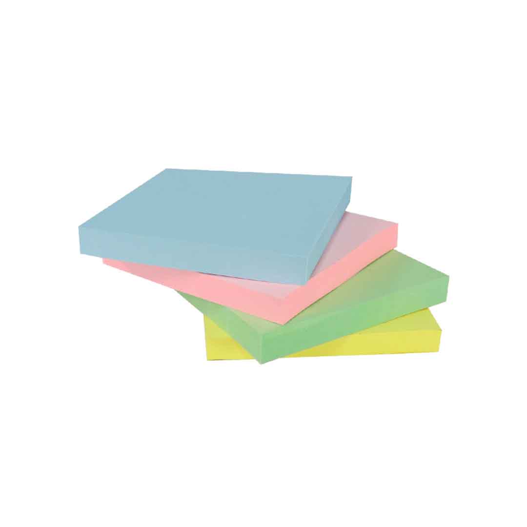 Cubo Notas Adhesivas Memo Tip Arcoiris Pastel 3x3 Pulgadas De 400 Hojas