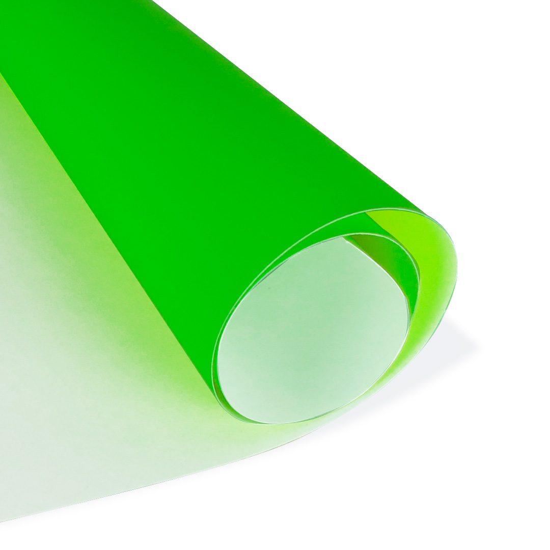 papel fluorescente cartulina verde en Dupapier